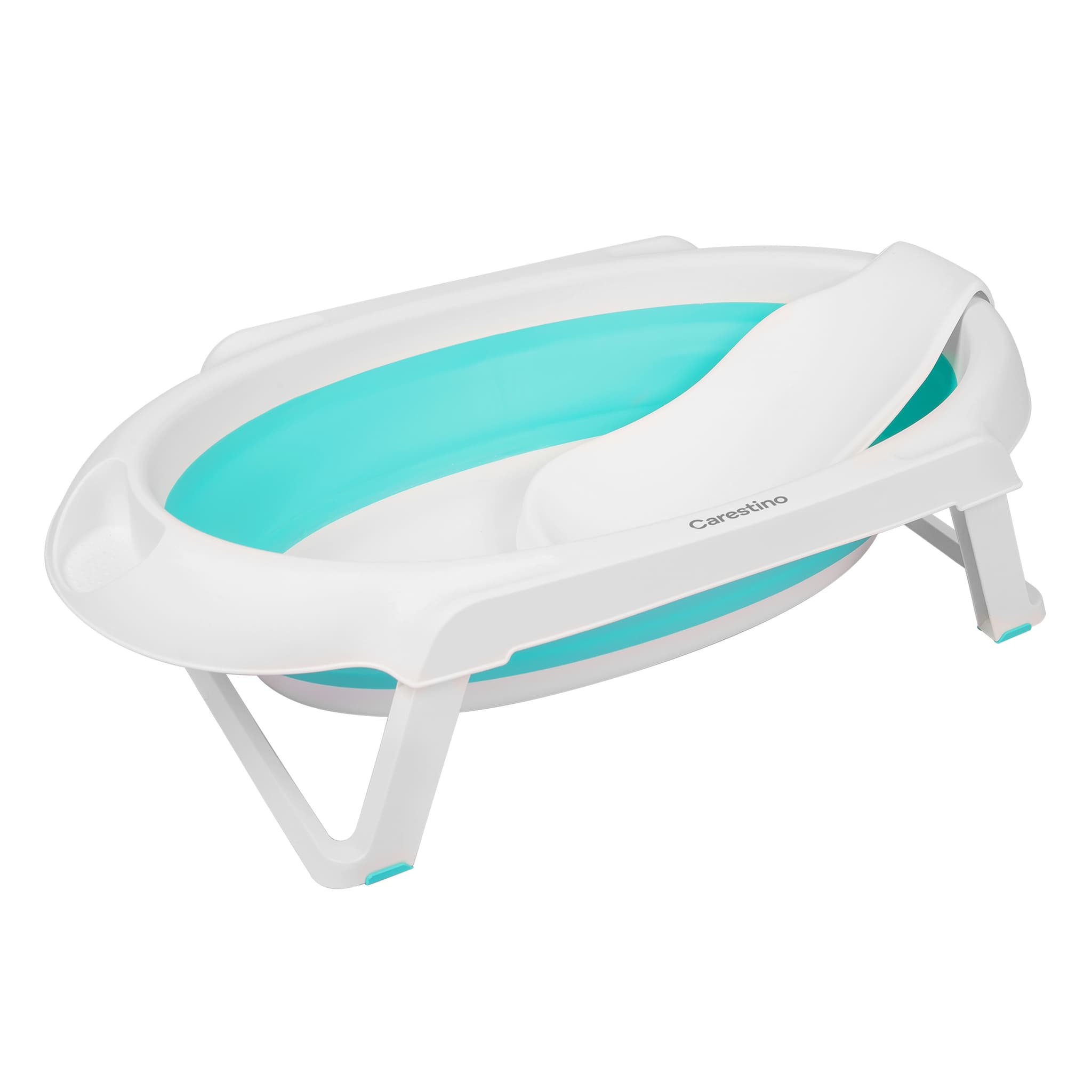 Baniera plegable con soporte aguamarina | Carestino Colombia